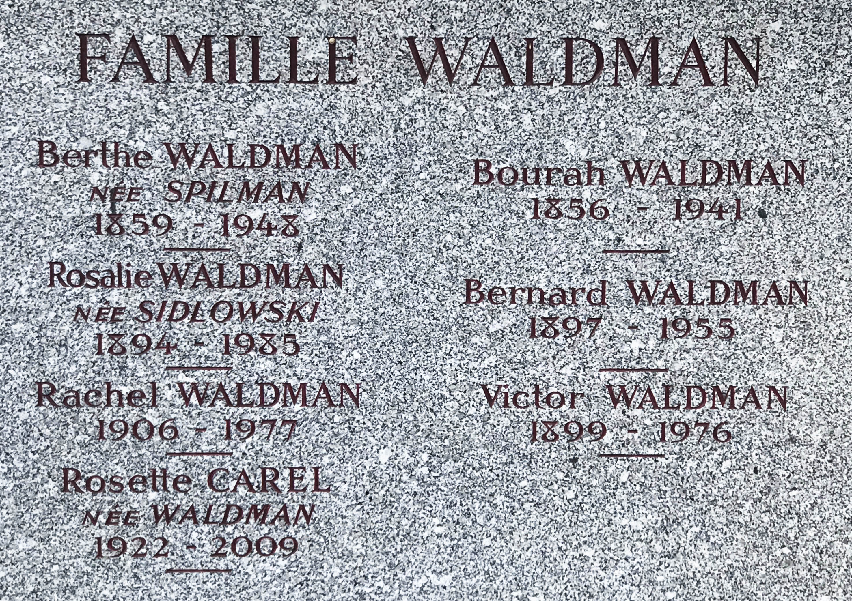 Waldman Family of Paris and Massachusetts